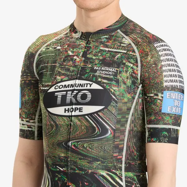 Pas Normal Studios T.K.O. Mechanism Jersey - Human Error Green